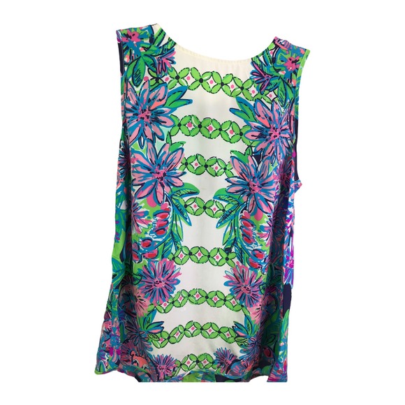 Lilly Pulitzer | Tops | Lilly Pulitzer Womens Iona Silk Top Resort ...